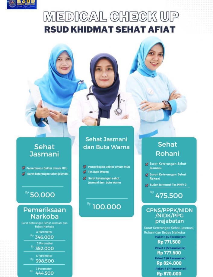 Medical Check Up – RSUD Khidmat Sehat Afiat (KiSA)